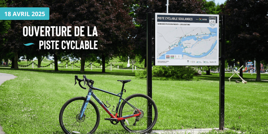 Ouverture de la piste cyclable Soulanges – Parc du canal de Soulanges